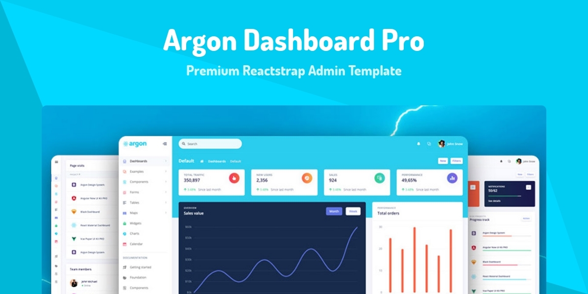 Argon Dashboard Pro Premium Reactstrap Admin Template Made With